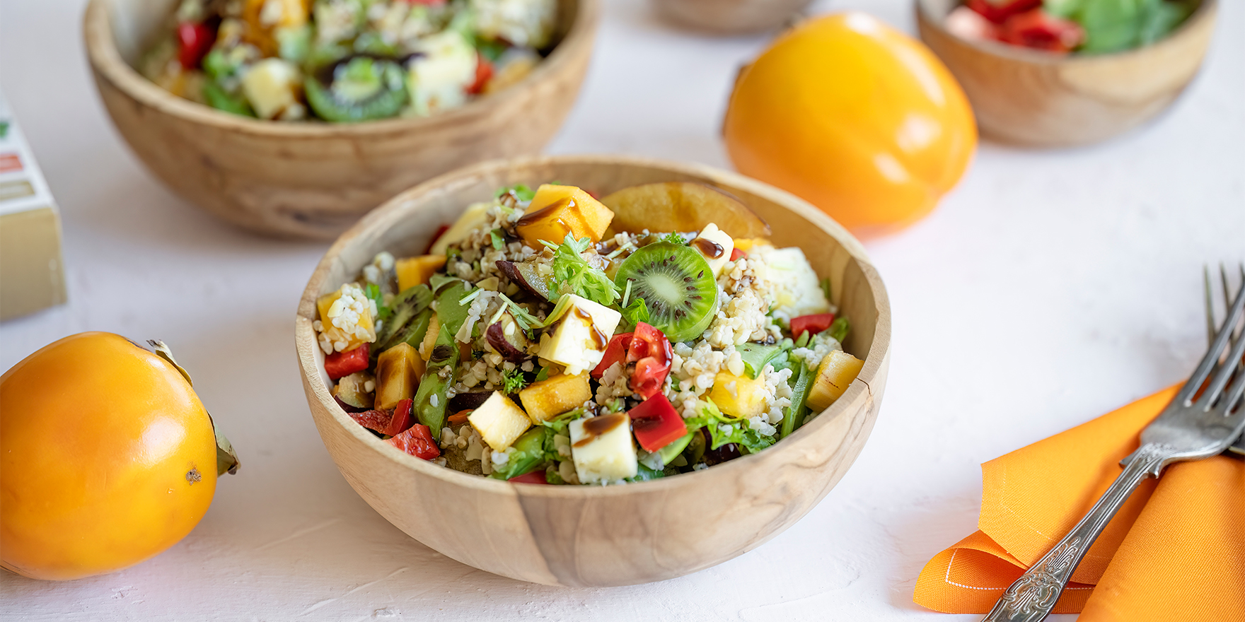 Hedelmäinen kaura-härkäpapusalaatti | Myllyn Paras